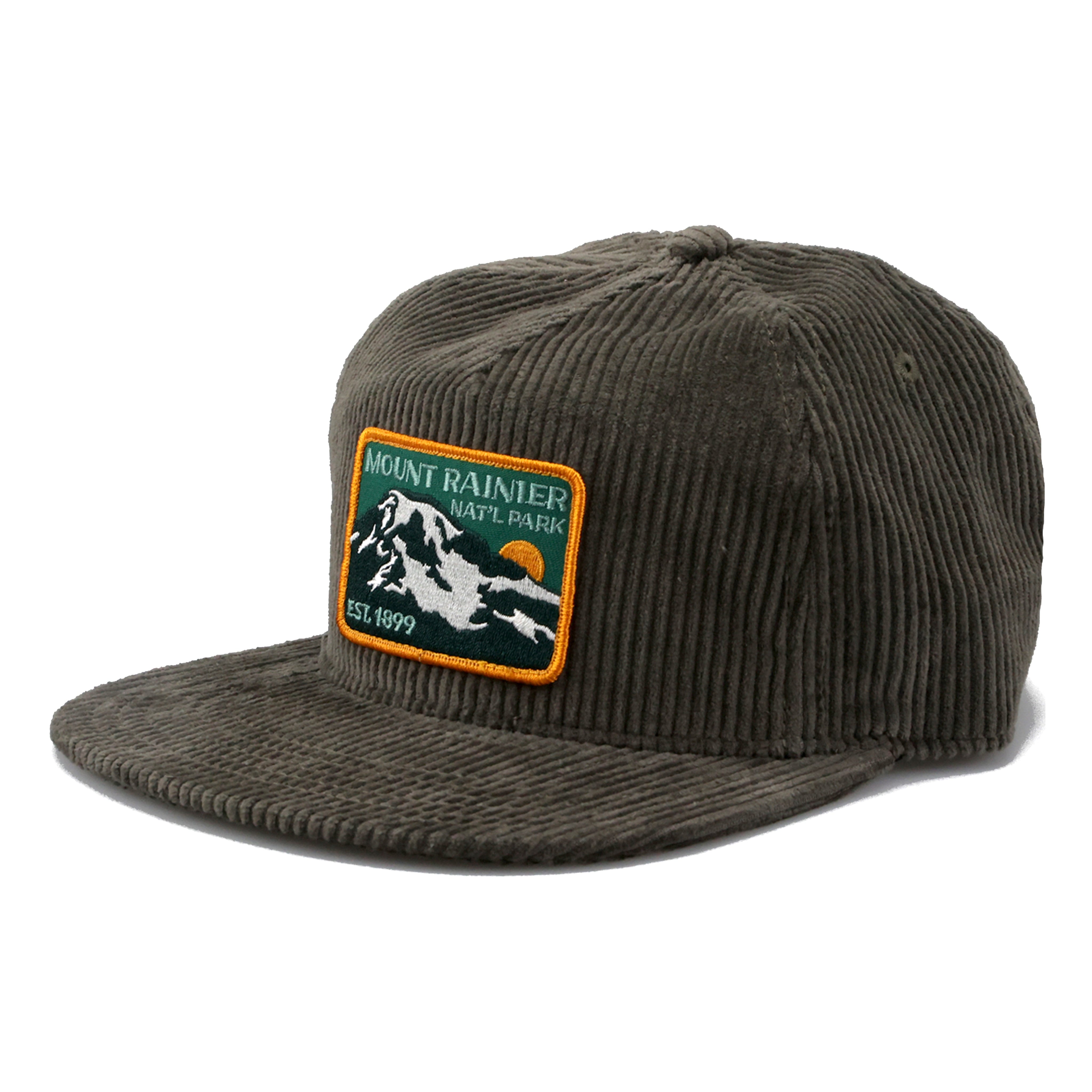 Mount Rainier National Park Est 1899 Corduroy Vintage Cap – Rainier Watch