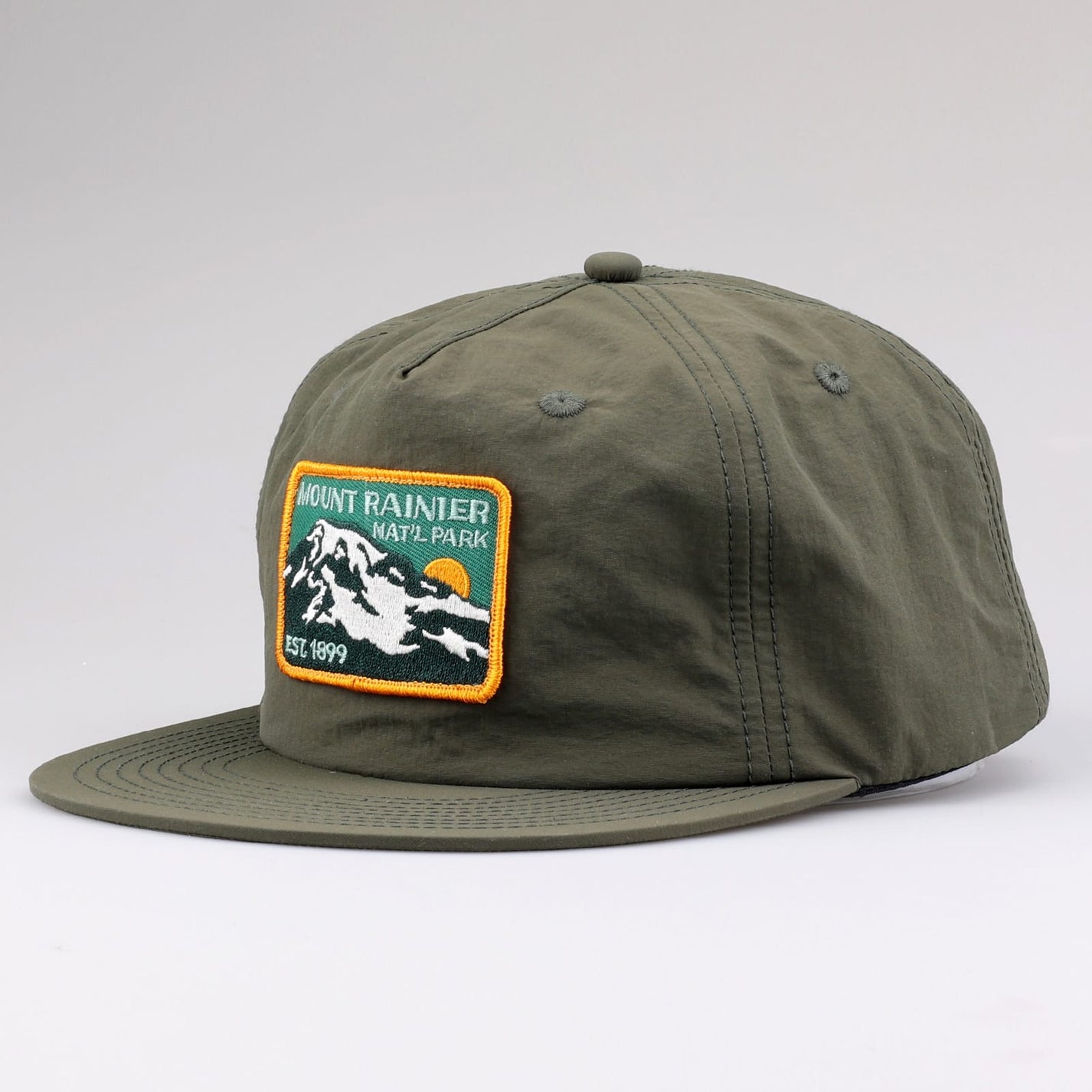 Mount Rainier National Park Est 1899 Recycled Nylon Cap – Rainier Watch