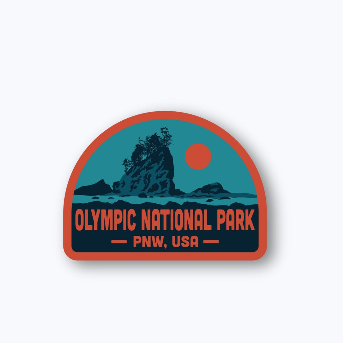Olympic National Park Vintage Sticker – Rainier Watch