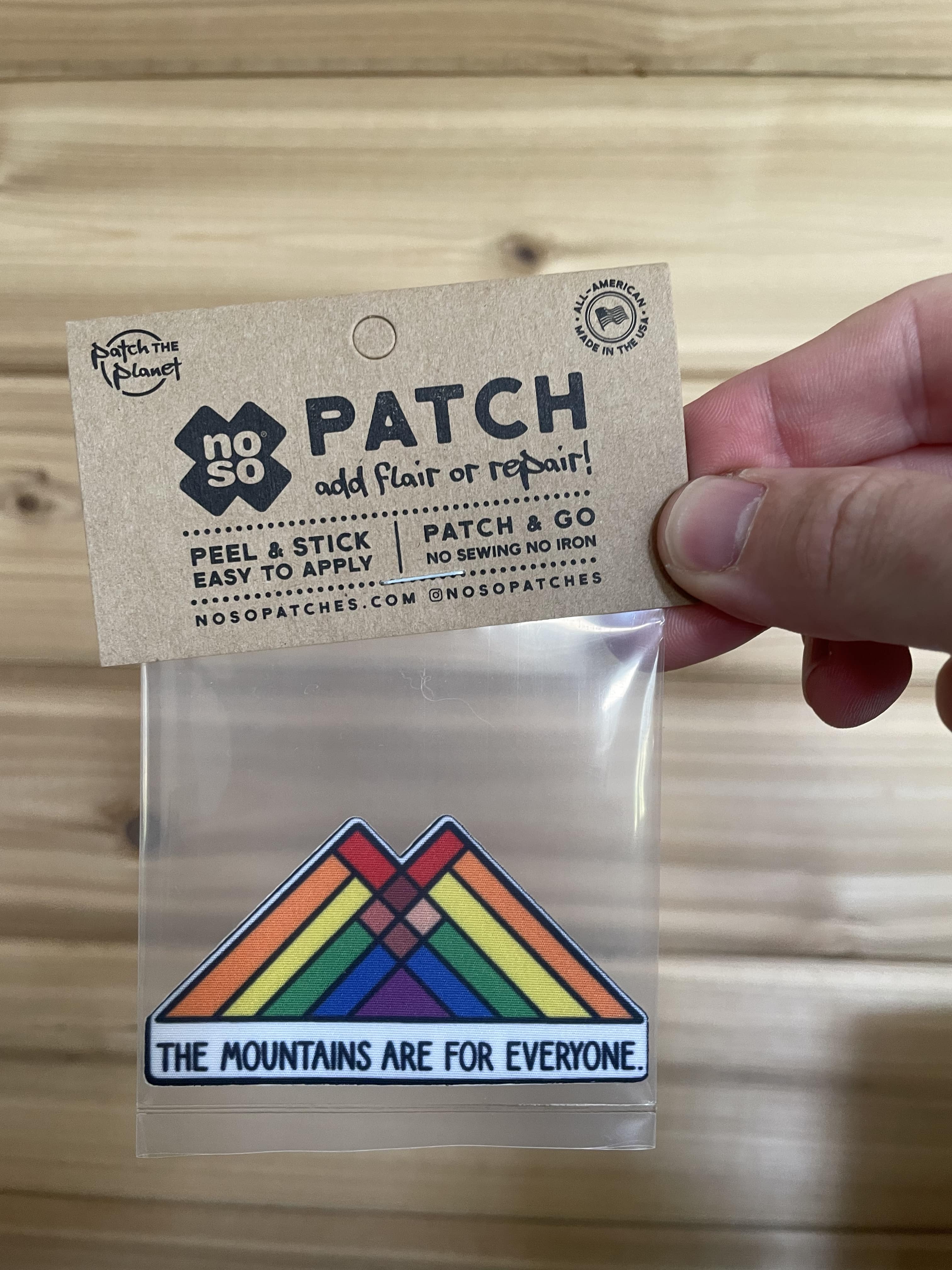 The Mountains are for everyone Repair Patch | Noso x RW – Rainier Watch