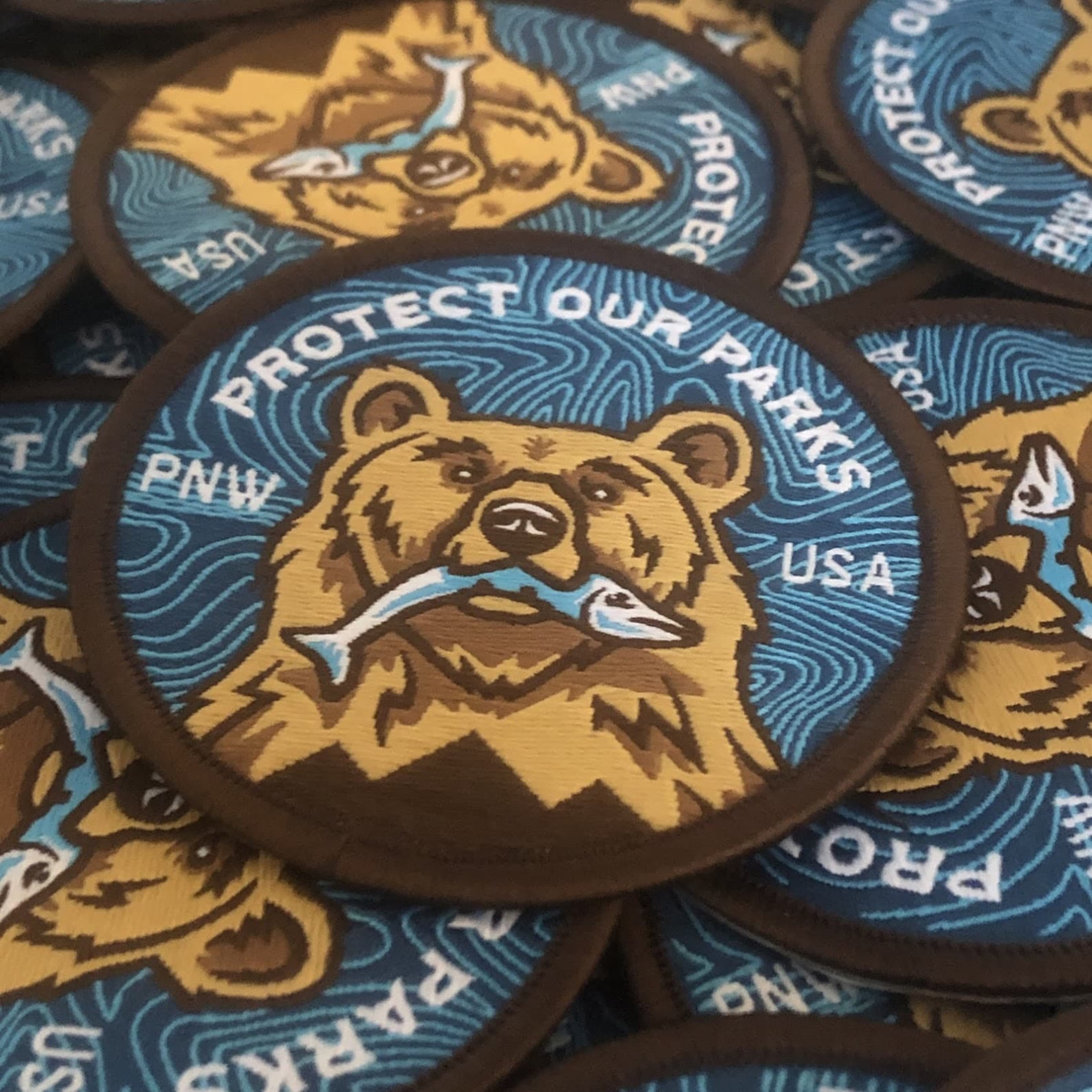 Protect Our Parks Bear Patch – Rainier Watch